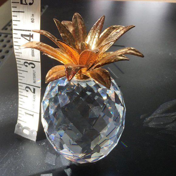 Swarovski | Accents | Swarovski Pineapple Crystal Figurine | Poshmark